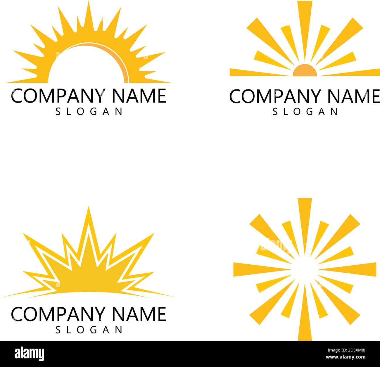 sun logo vector Stock Vector Image & Art - Alamy