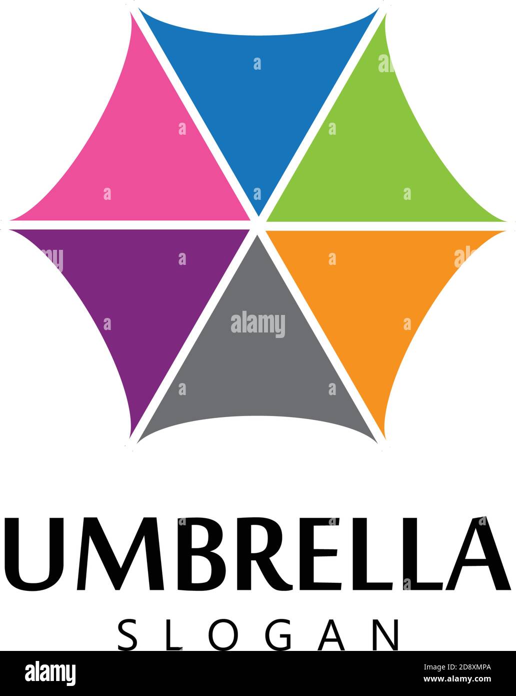 umbrella logo vector template Stock Vector Image & Art - Alamy