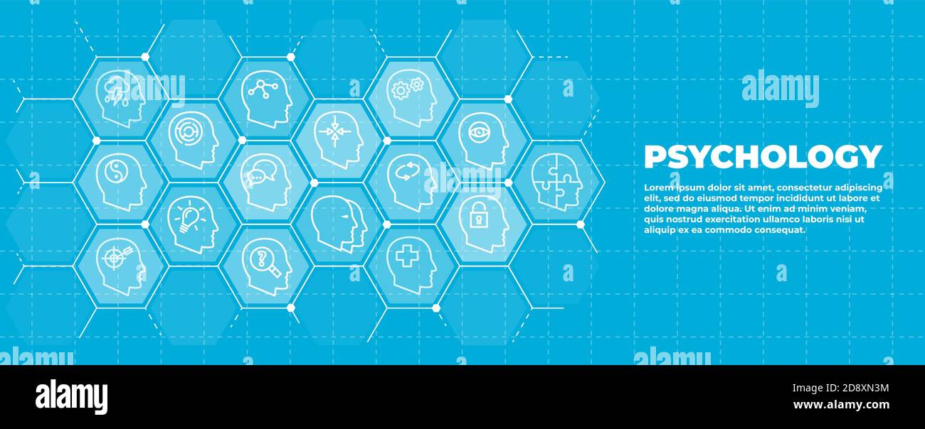 Psychology background with icons and signs Stock Vector Image & Art - Alamy