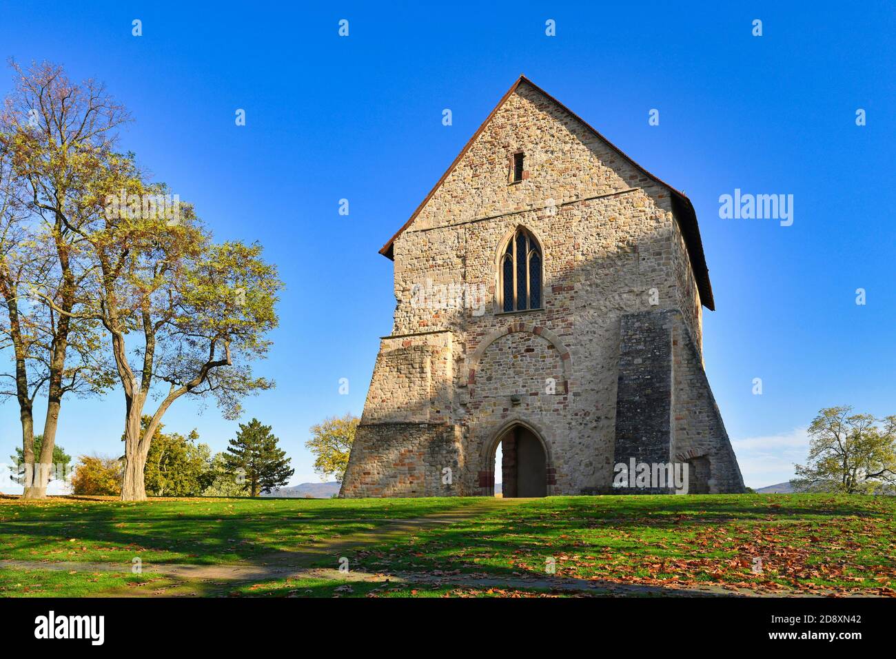 Remains of old church at carolingian imperial Abbey of Lorsch in ...