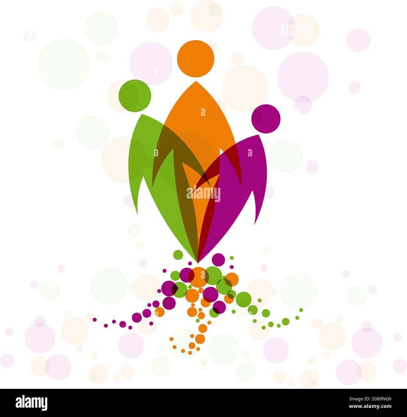 Vector abstract people. Concept of teamwork Stock Vector Image & Art ...