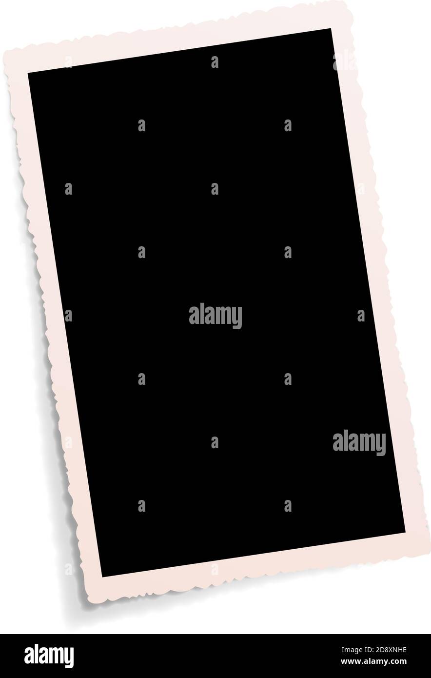 Vector isolated empty old photo Stock Vector Image & Art - Alamy