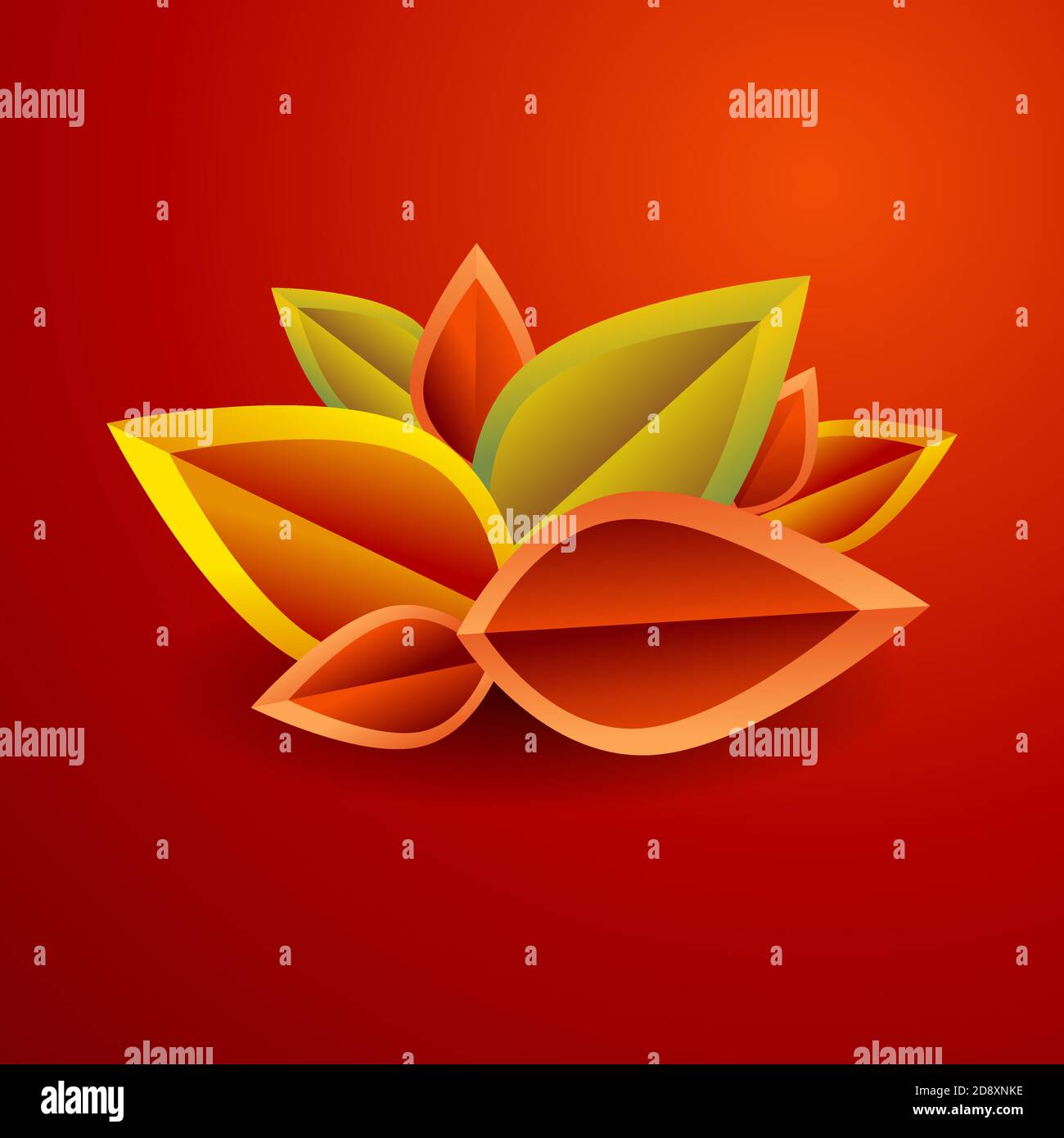 Vector dead leaves, autumn background Stock Vector Image & Art - Alamy