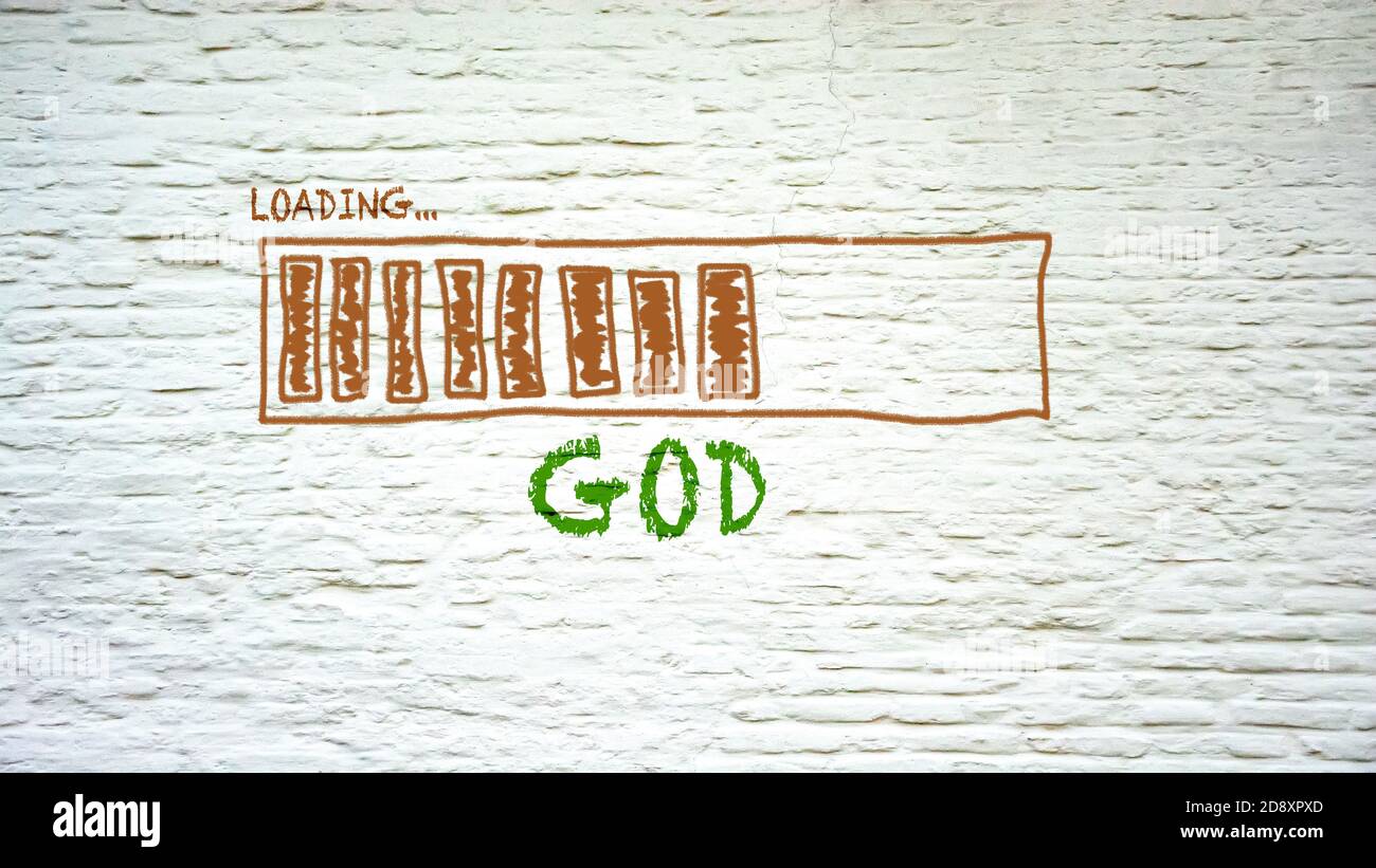Street Sign the Direction Way to God Stock Photo - Alamy