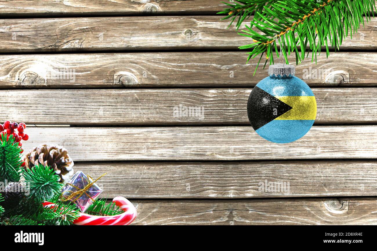 Concept of New Year and Christmas, on a wooden background, Christmas ...