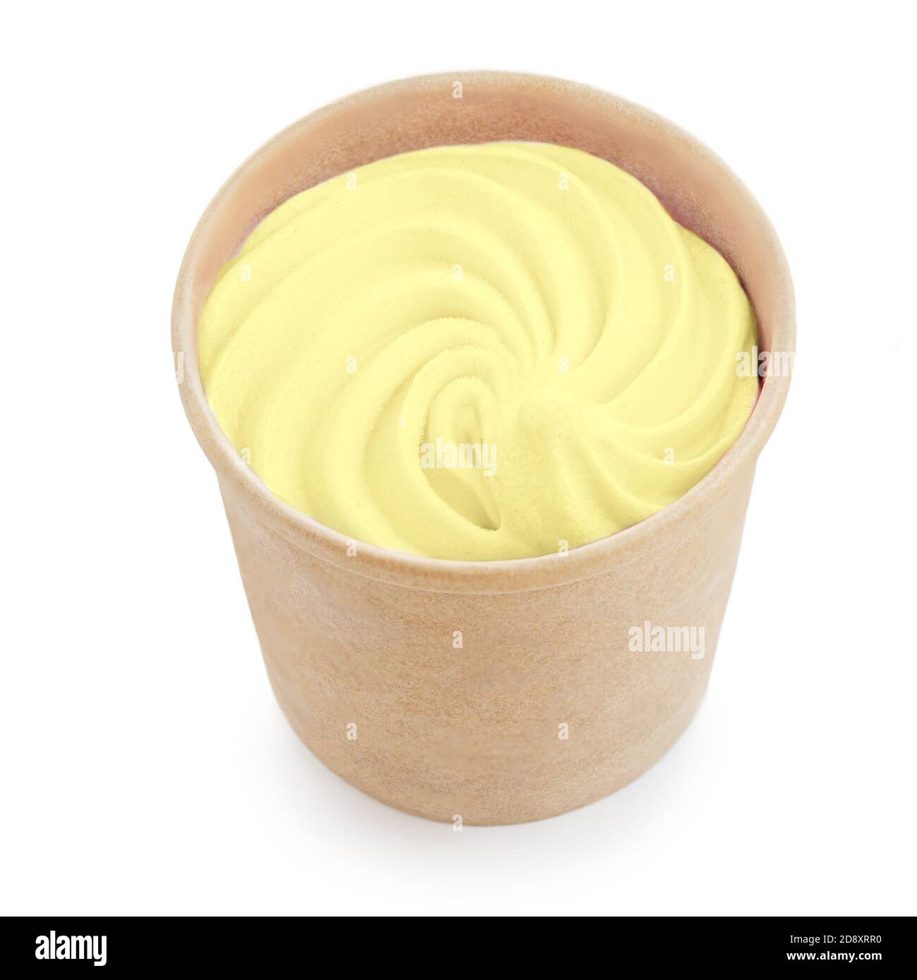Ice cream lemon top Cut Out Stock Images & Pictures - Alamy