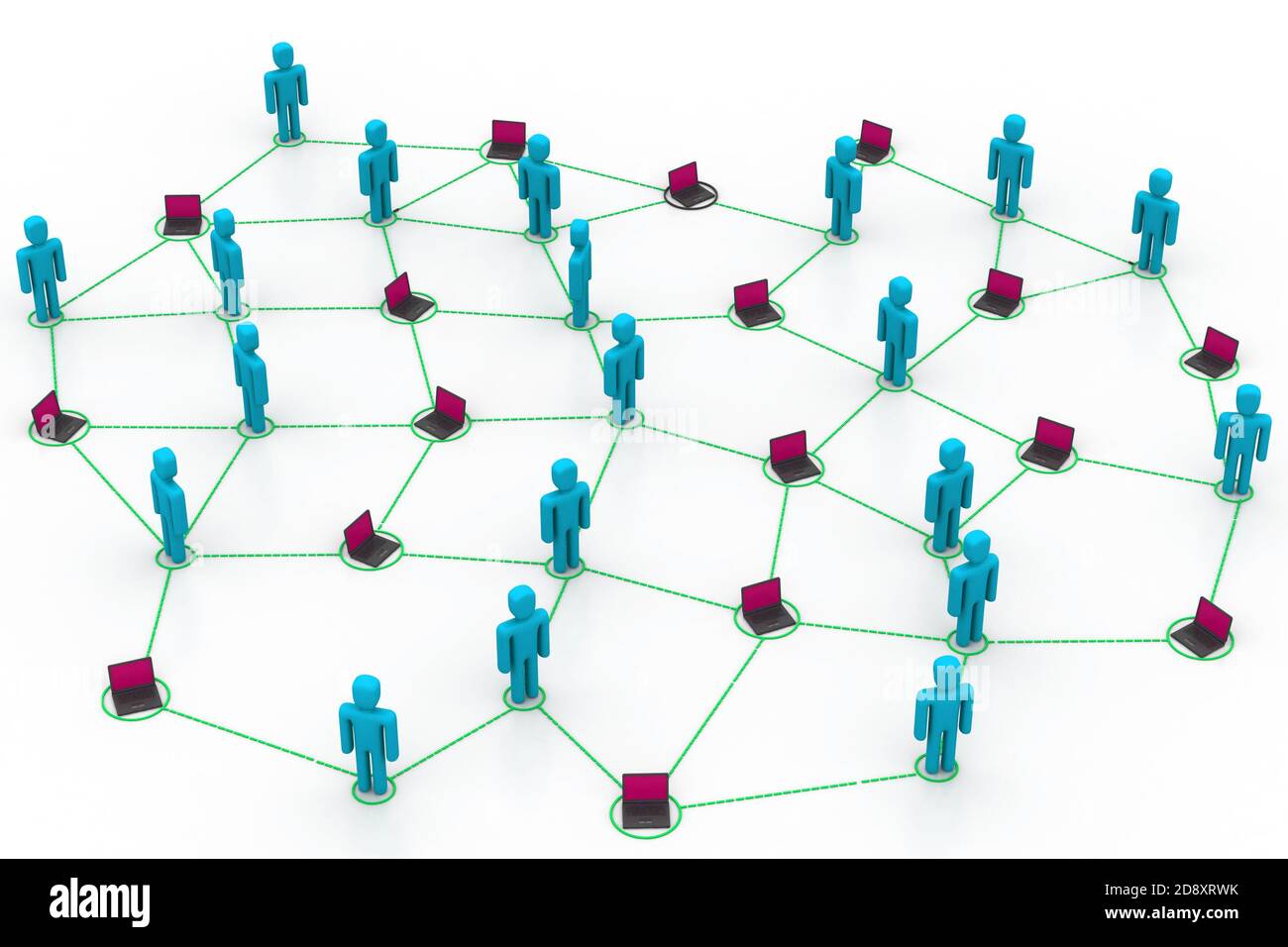 Network operation Cut Out Stock Images & Pictures - Alamy