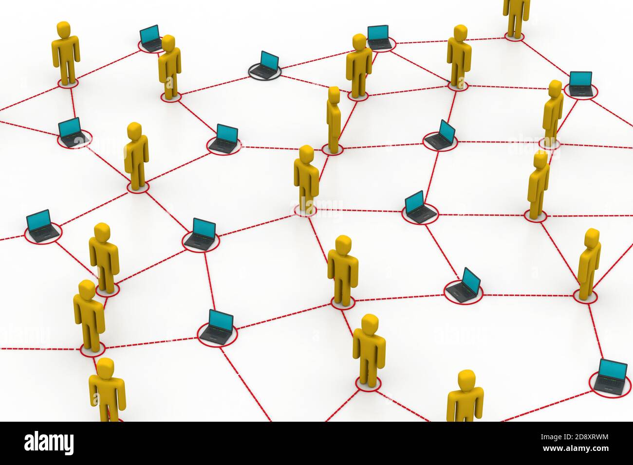 Network operation Cut Out Stock Images & Pictures - Alamy