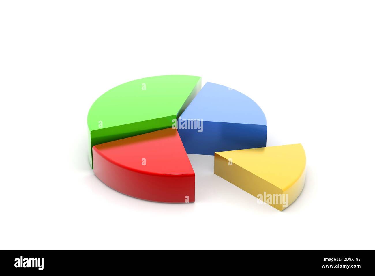 3d pie chart hi-res stock photography and images - Alamy