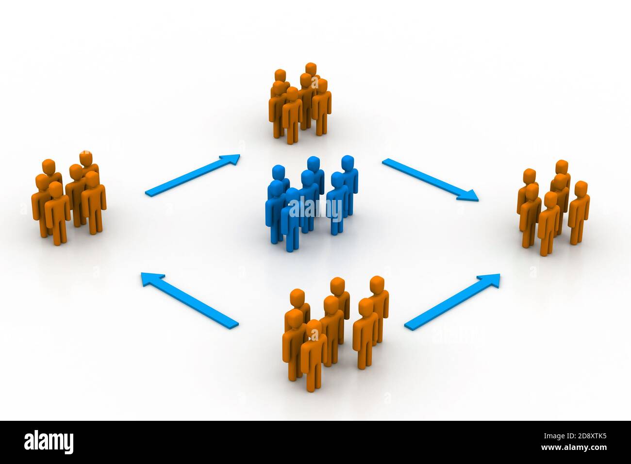 Efficient communication network Stock Photo - Alamy