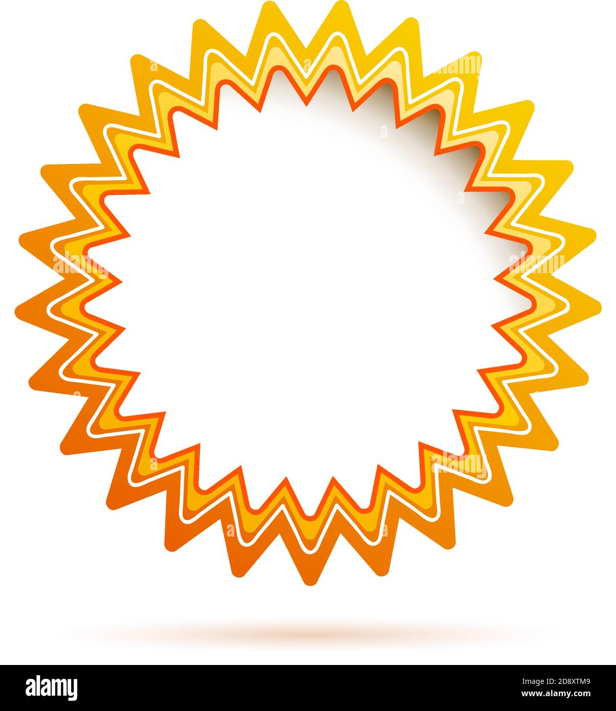 Vector isolated sign abstract sun Stock Vector Image & Art - Alamy