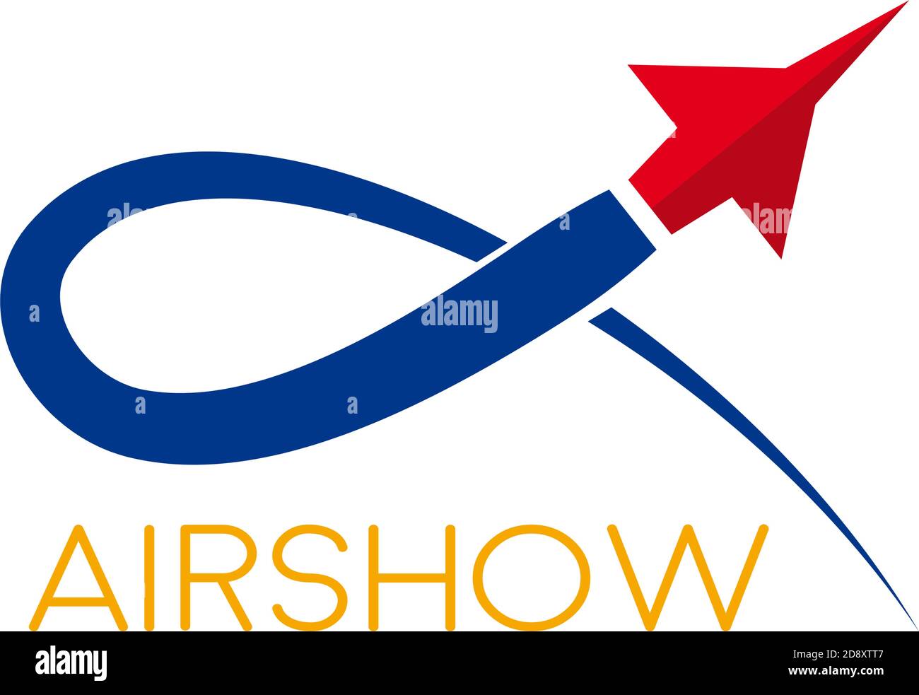 Vector abstract airshow, display airplane Stock Vector Image & Art - Alamy