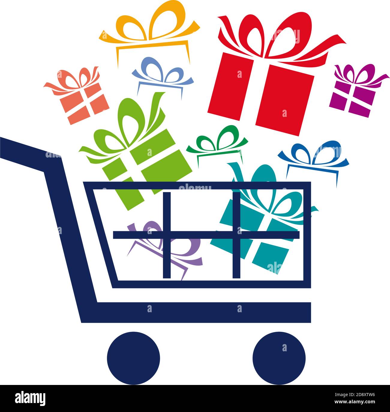 Vector sign discount. Shopping cart Stock Vector Image & Art - Alamy