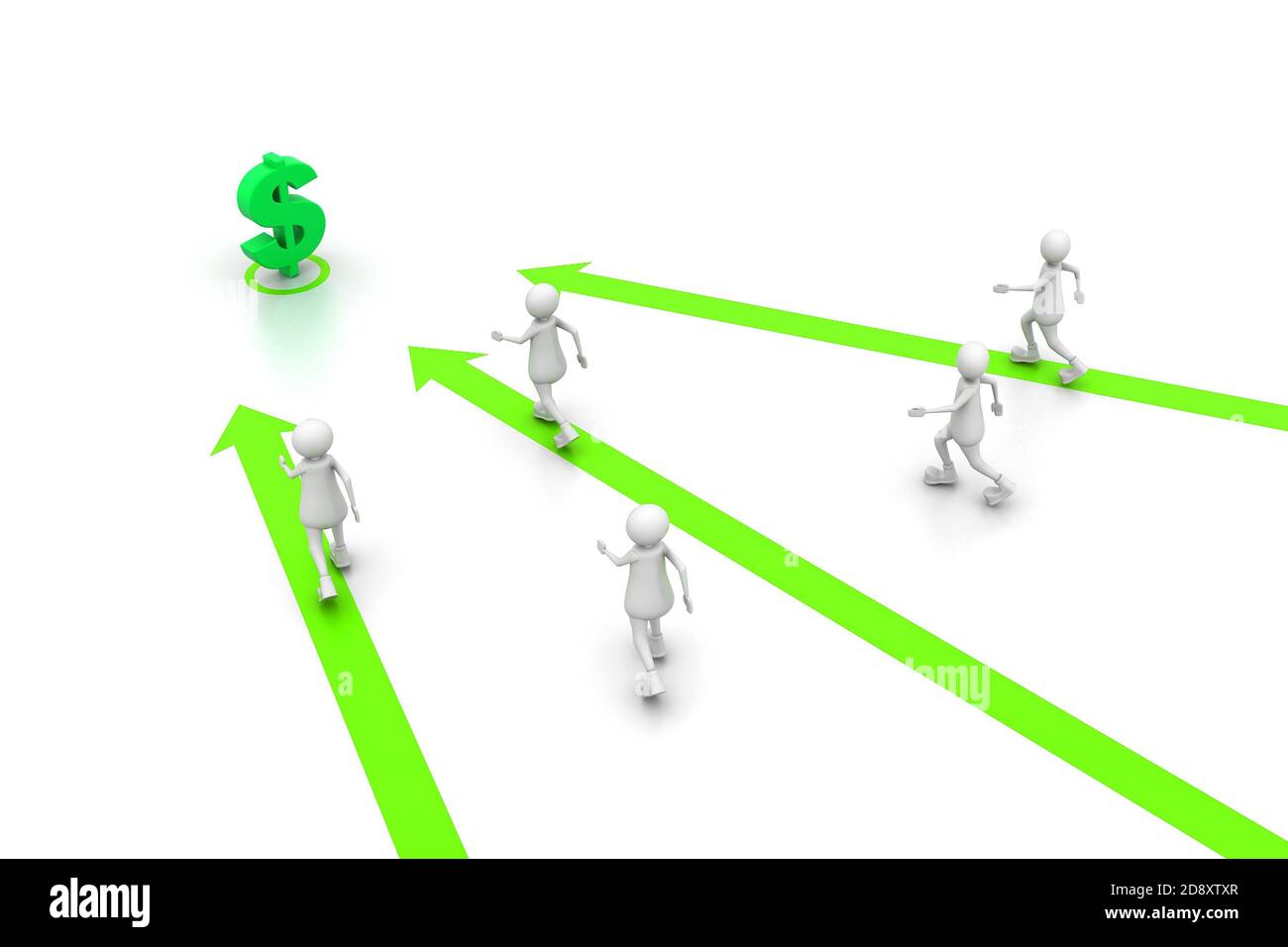 people competition for money Stock Photo - Alamy
