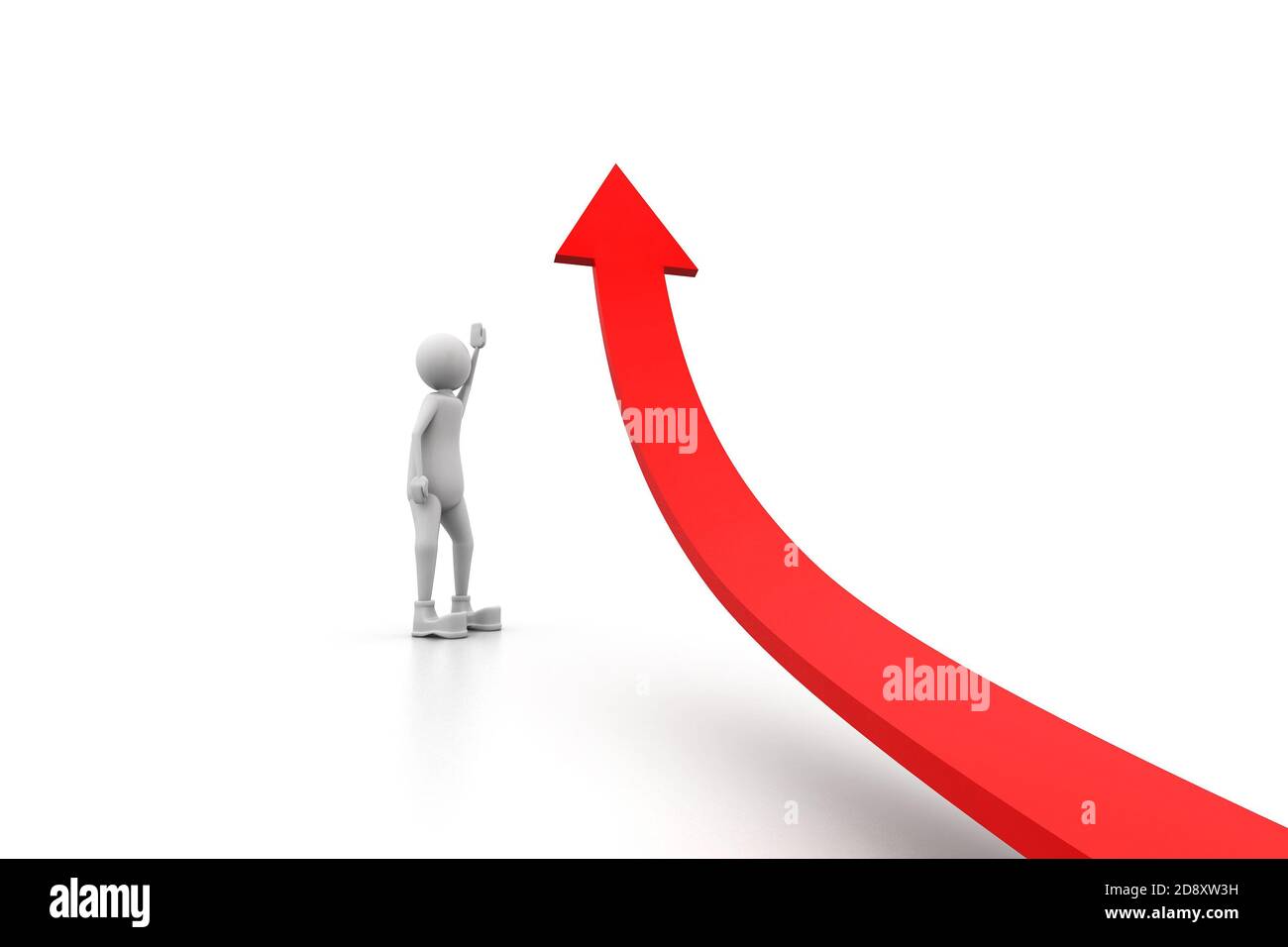Simplified man Point Top Stock Photo - Alamy