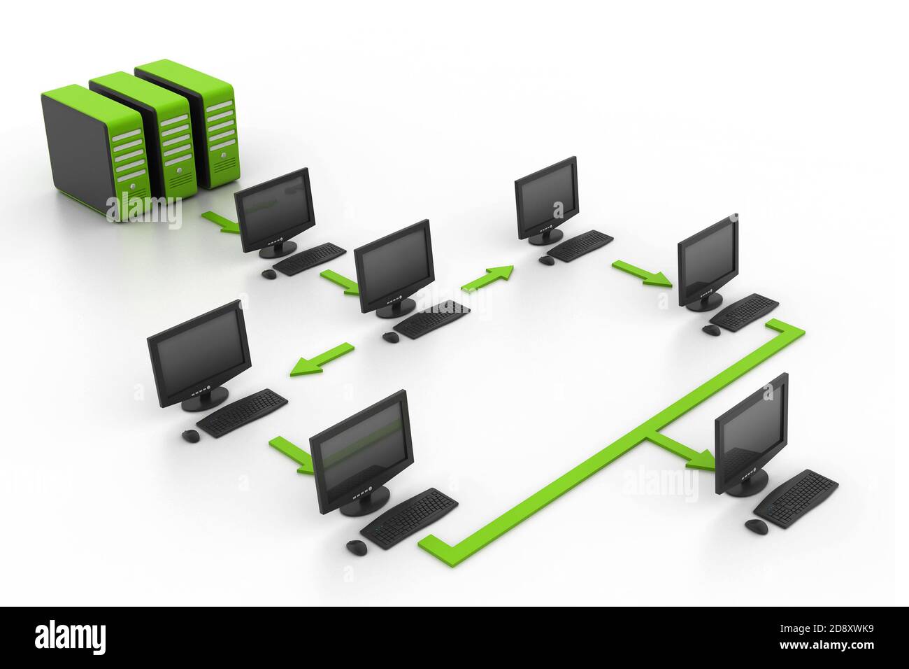 Global Computer network Stock Photo - Alamy