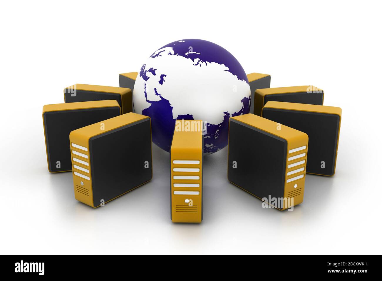 Database presentation background technology Cut Out Stock Images ...