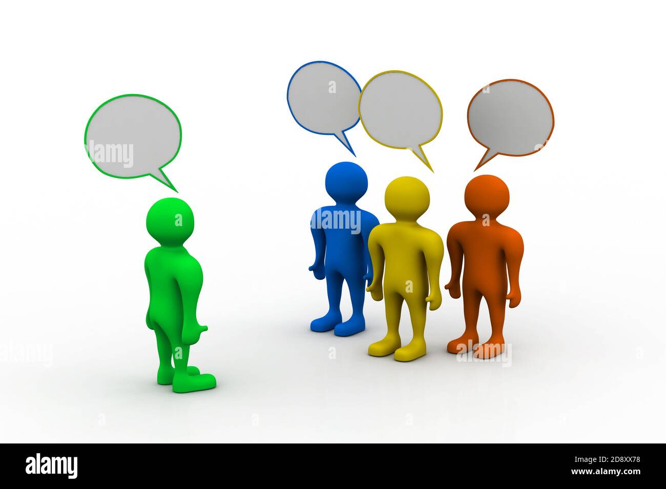 Business people group chat bubble hi-res stock photography and images ...