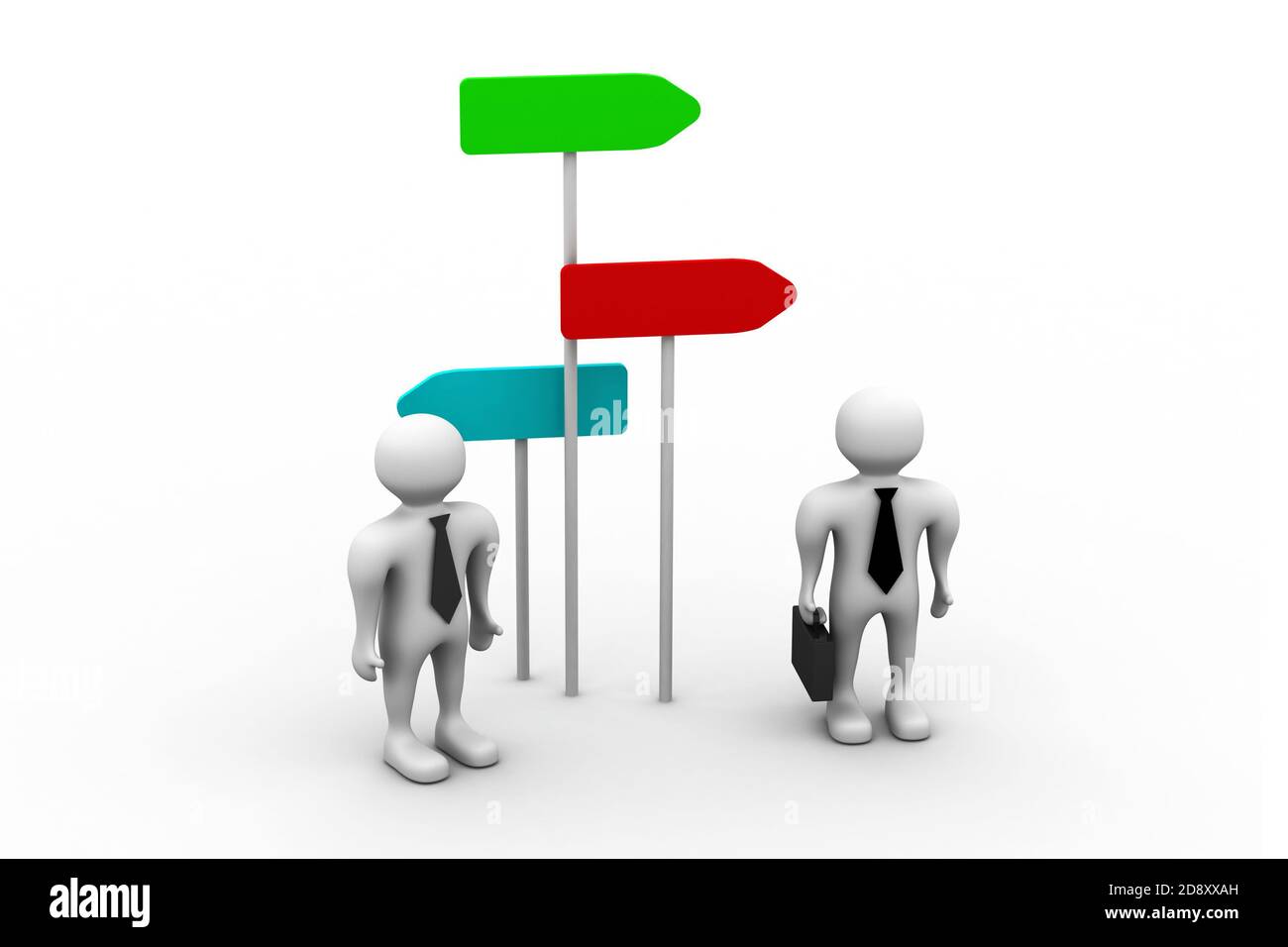 Business people looking for the right path to success Stock Photo - Alamy