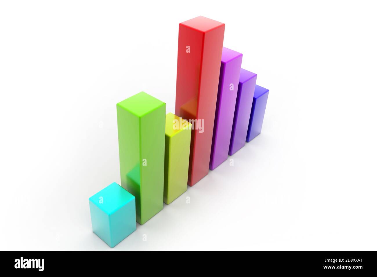 Simple business graph Stock Photo - Alamy