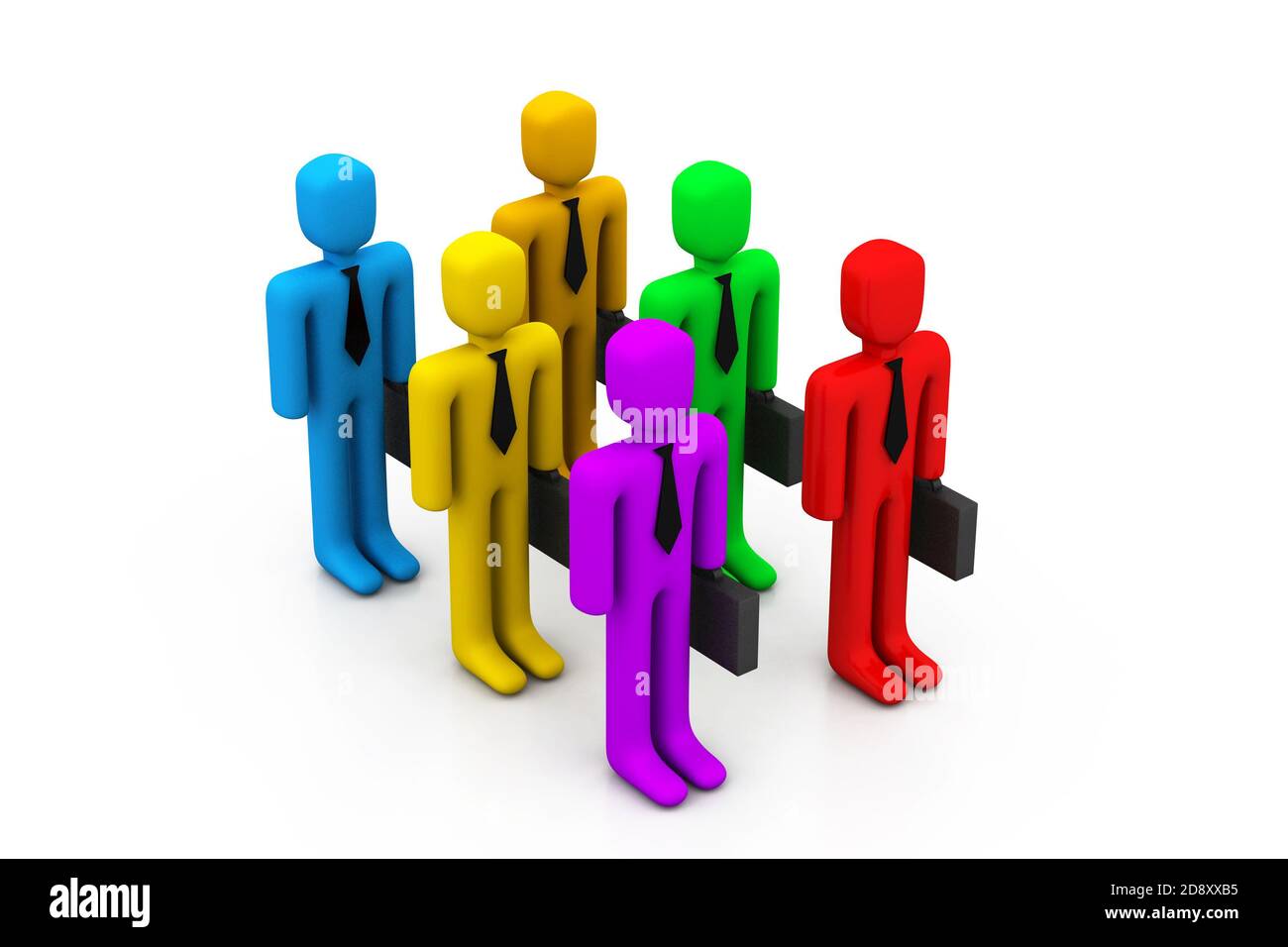 Meet team Cut Out Stock Images & Pictures - Alamy
