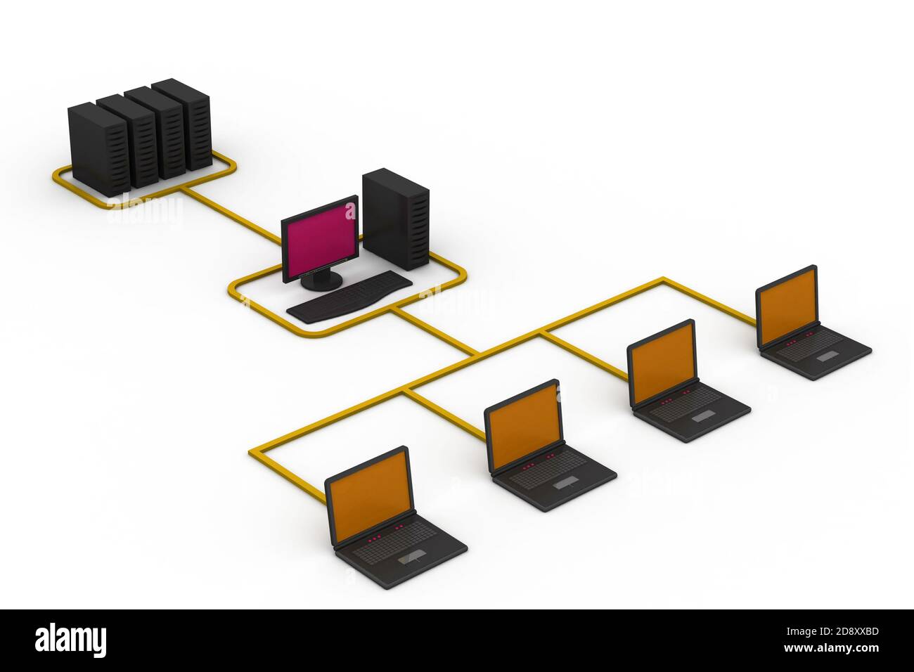 Data centre network diagram hi-res stock photography and images - Alamy