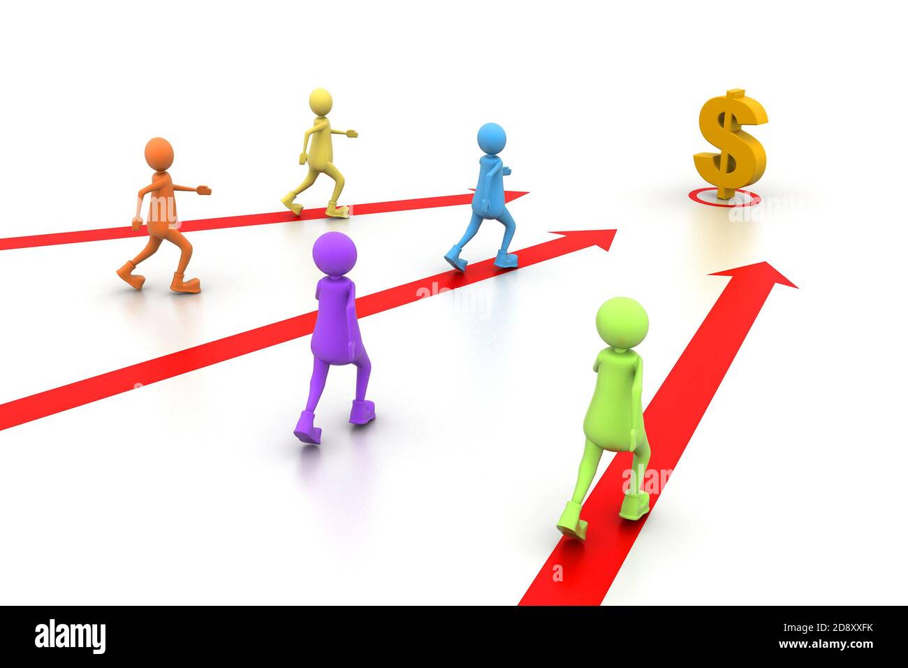 people competition for money Stock Photo - Alamy