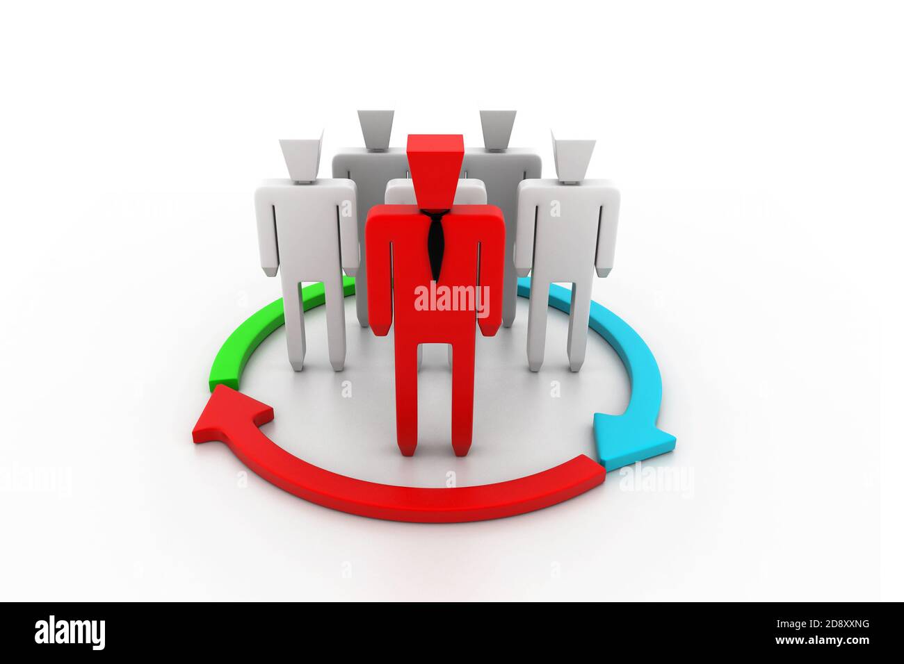 Team Flow Chart Stock Photo - Alamy