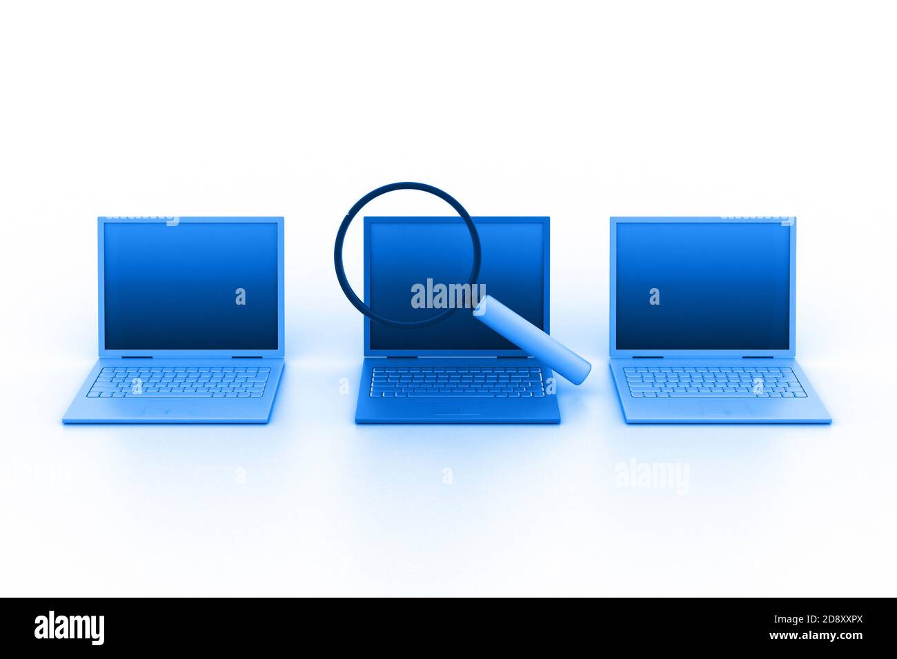 Searching for computer Stock Photo - Alamy