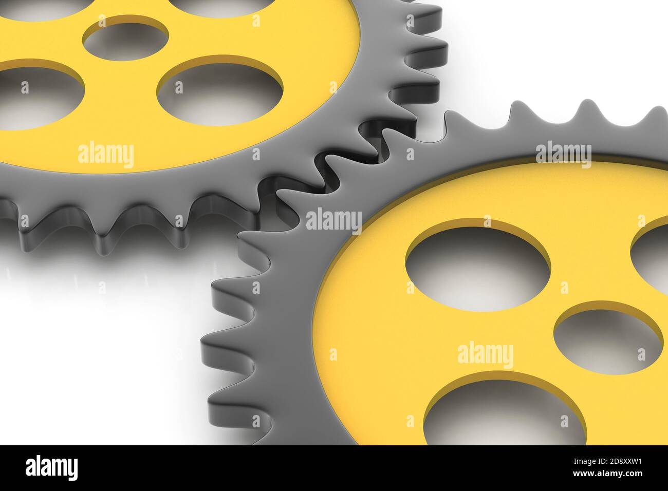 Gear connecting concept Stock Photo - Alamy