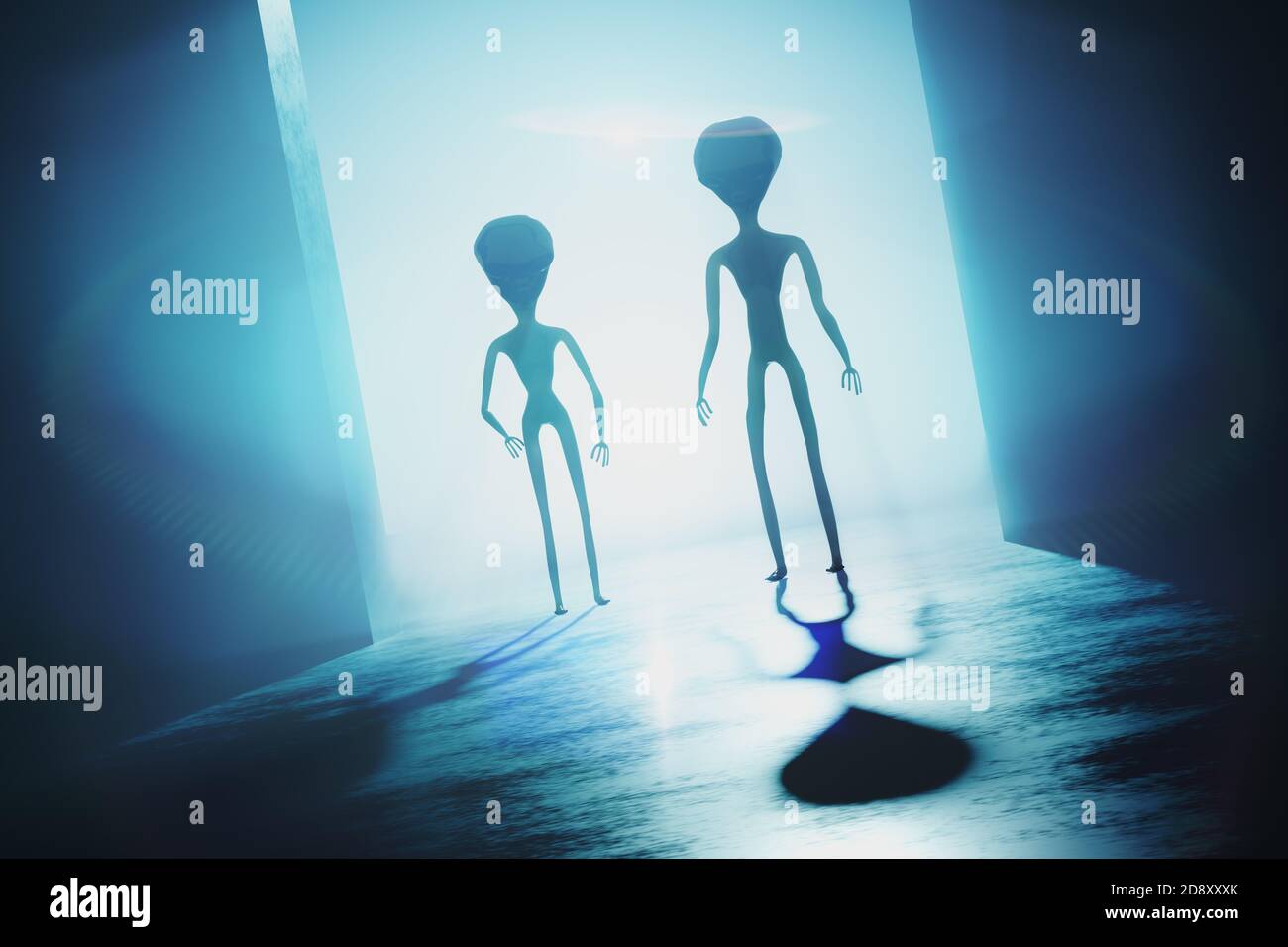 Aliens walk hi-res stock photography and images - Alamy