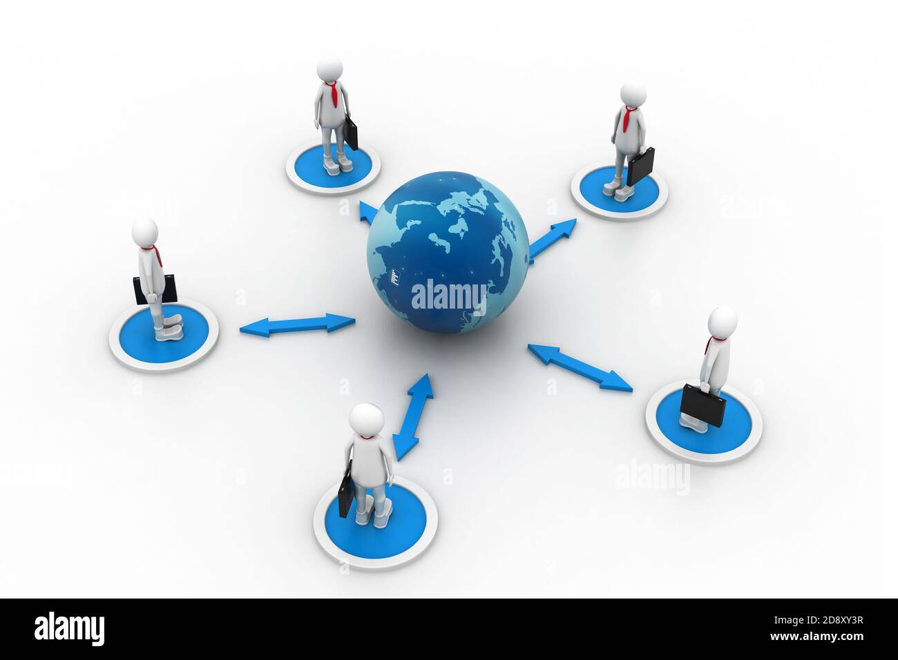 Global Business network Stock Photo - Alamy