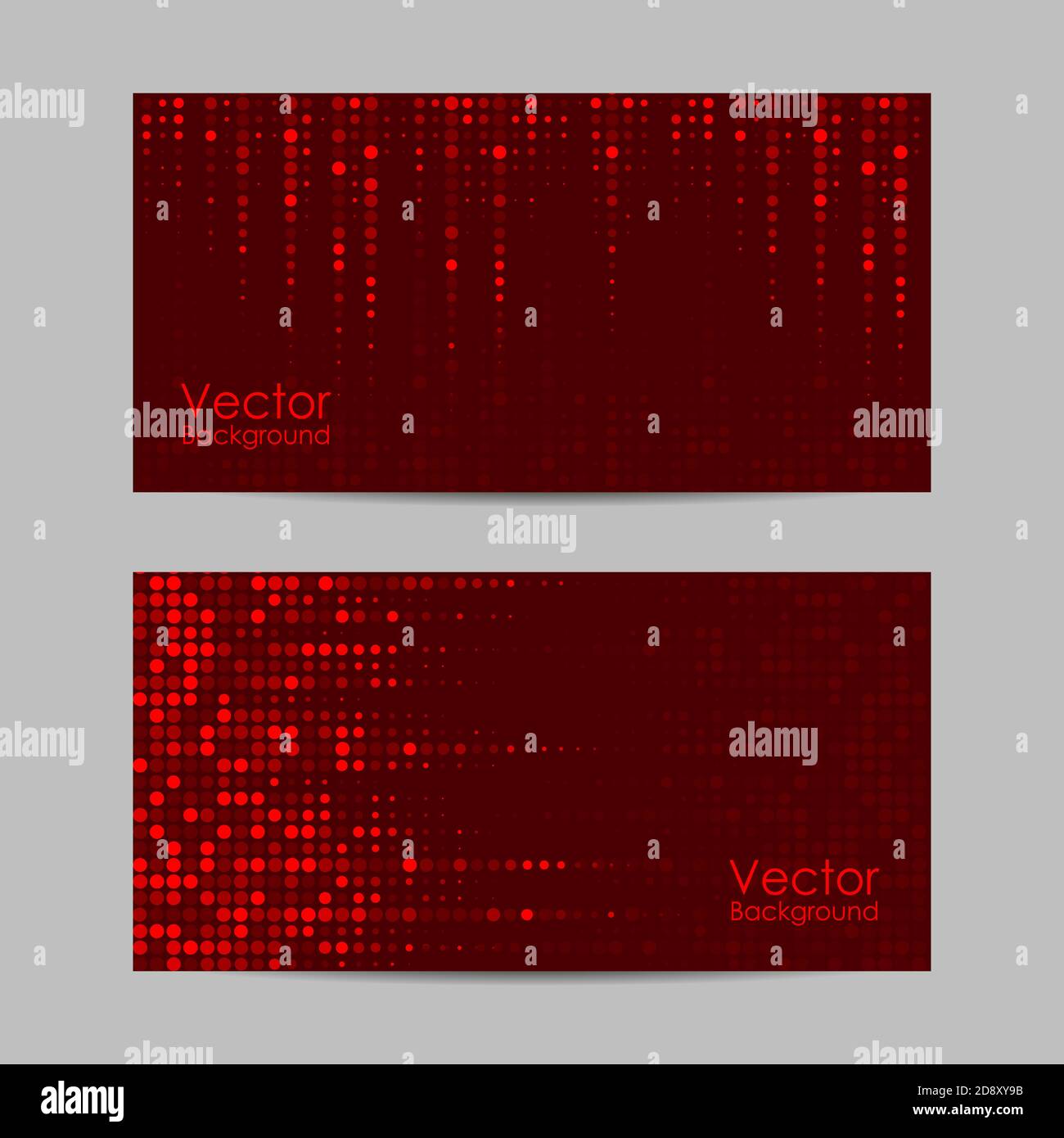 Set of banners with dots. Vector illustration Stock Vector Image & Art ...