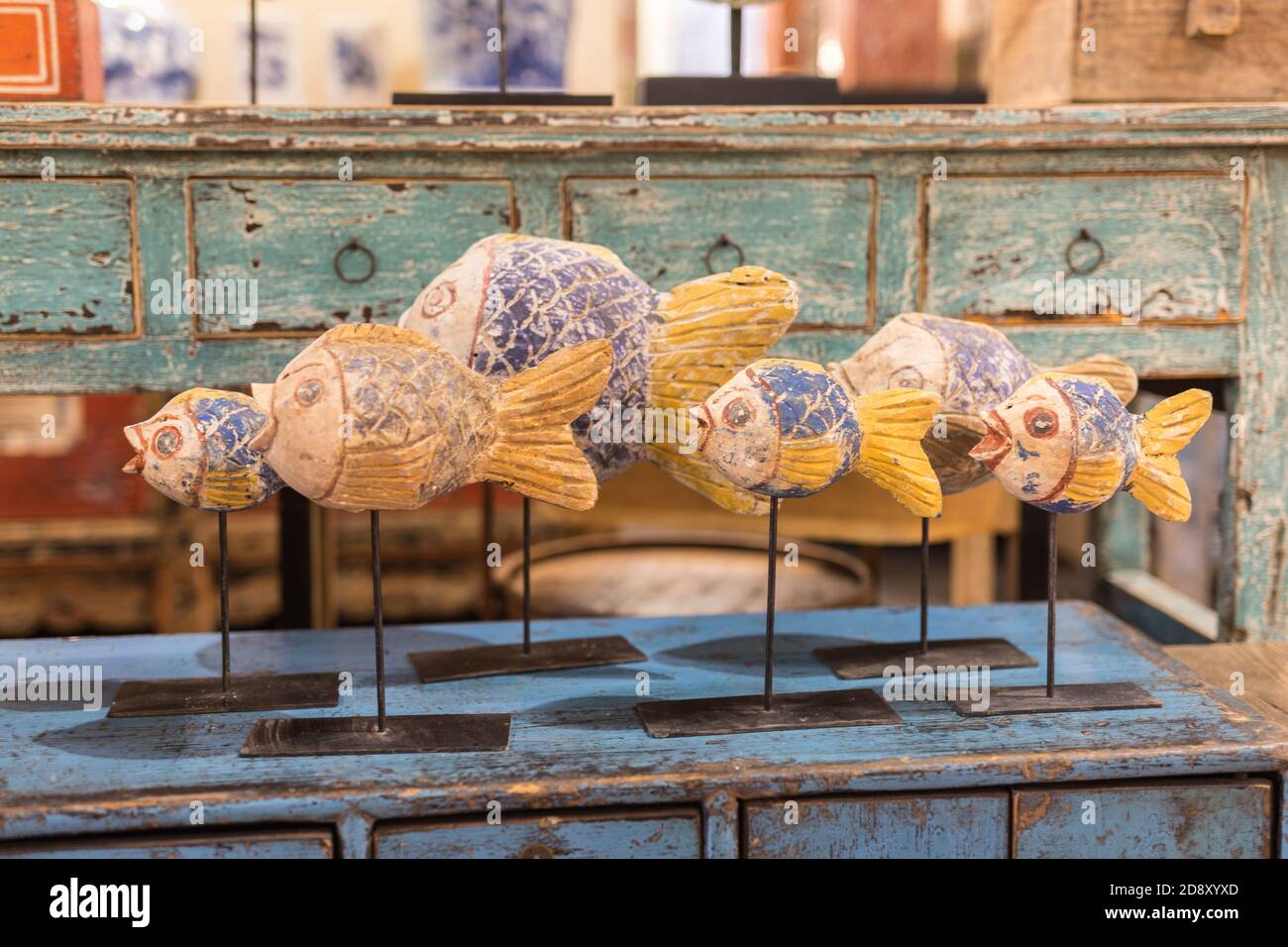 Wooden gift fish hi-res stock photography and images - Alamy