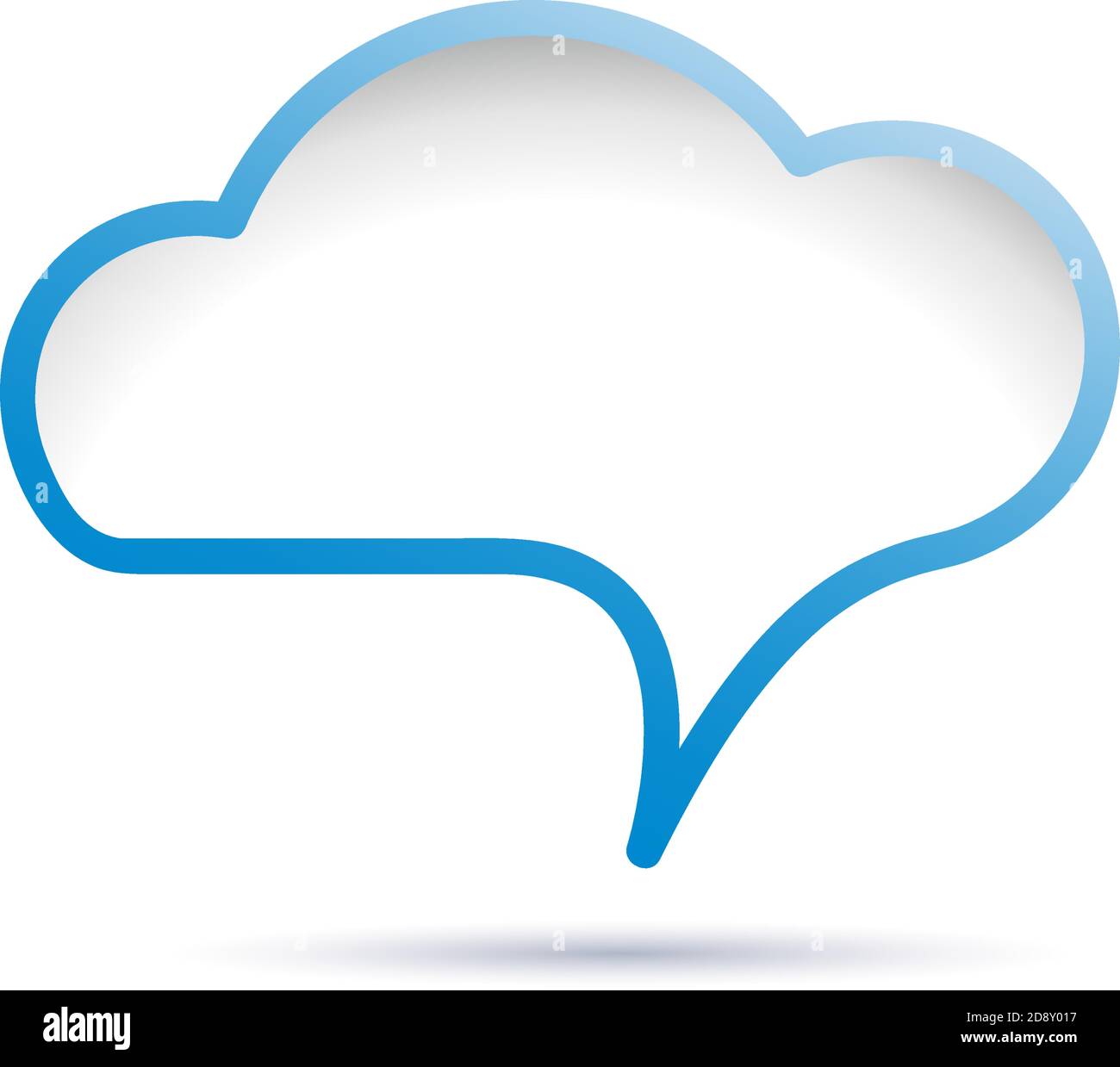 Blue cloud cover Stock Vector Images - Alamy