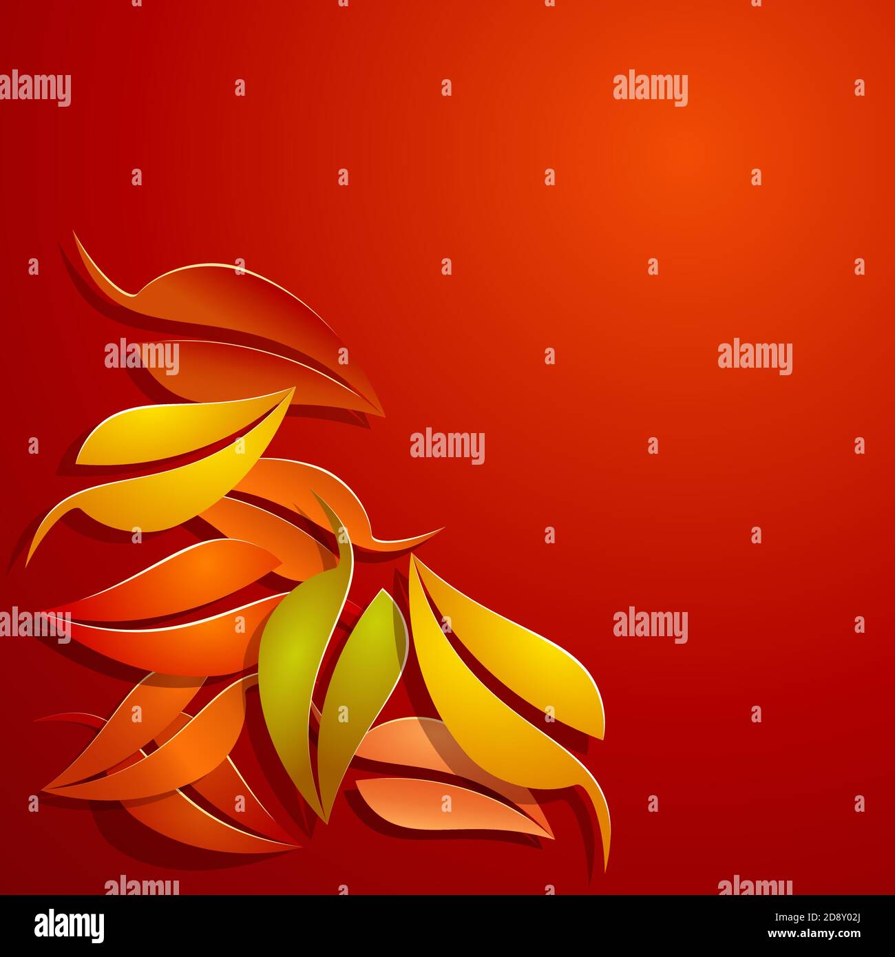 Vector dead leaves, autumn background Stock Vector Image & Art - Alamy