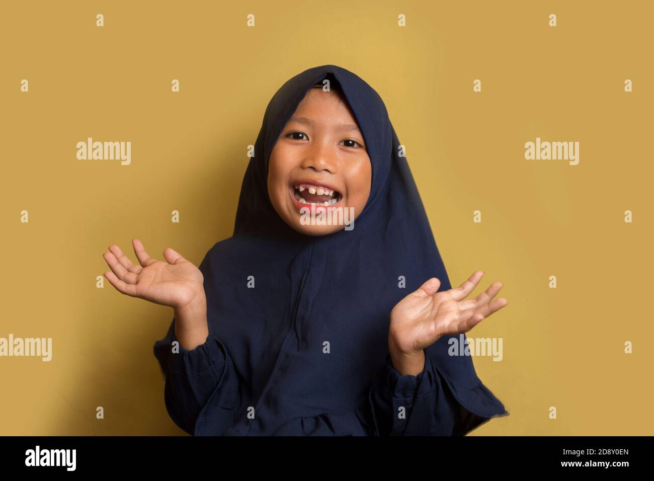 little cute asian muslim hijab girl Stock Photo - Alamy