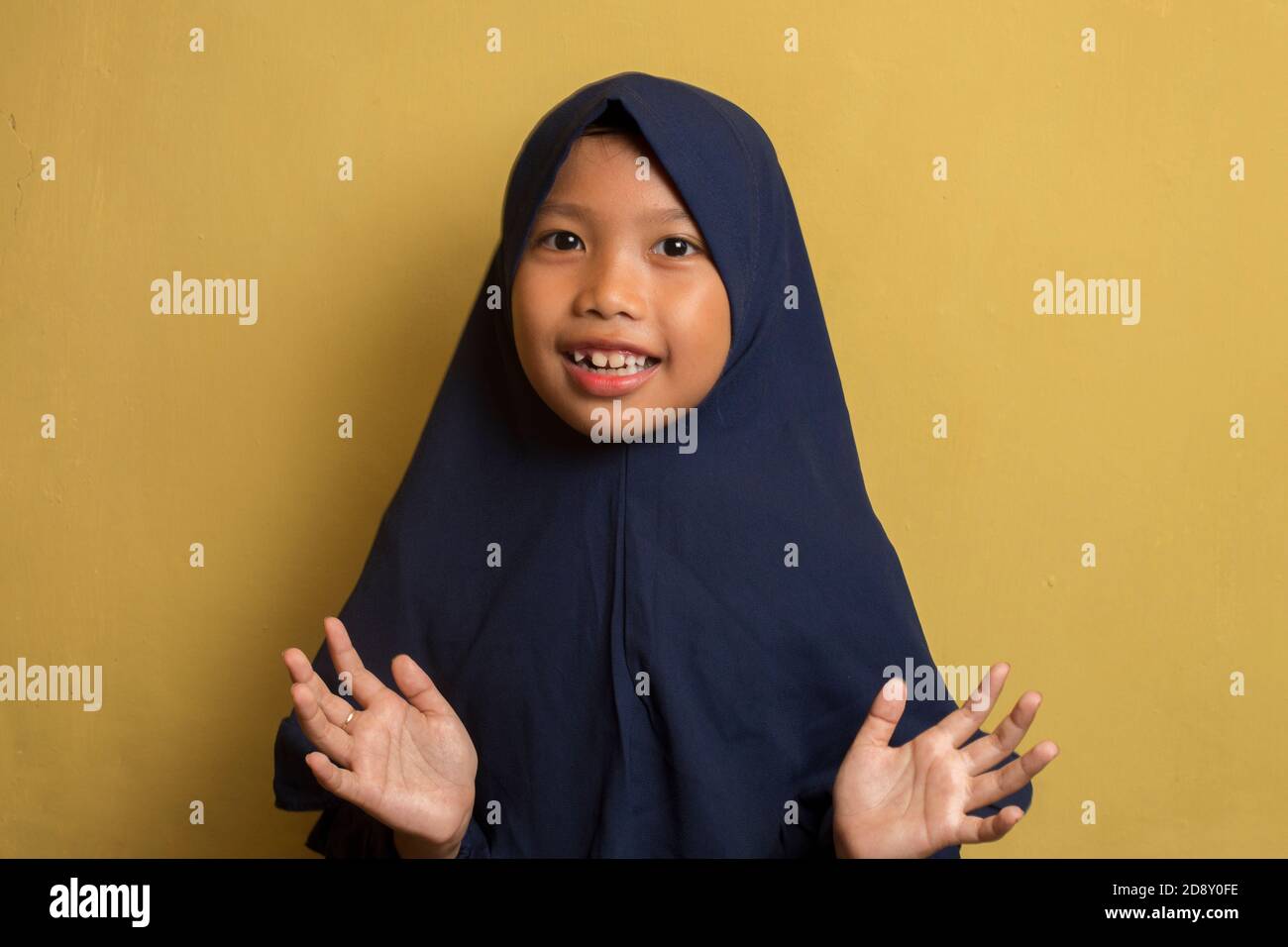 little cute asian muslim hijab girl Stock Photo - Alamy