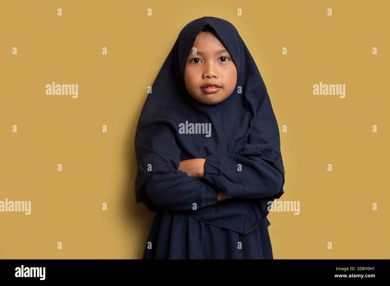 little cute asian muslim hijab girl Stock Photo - Alamy