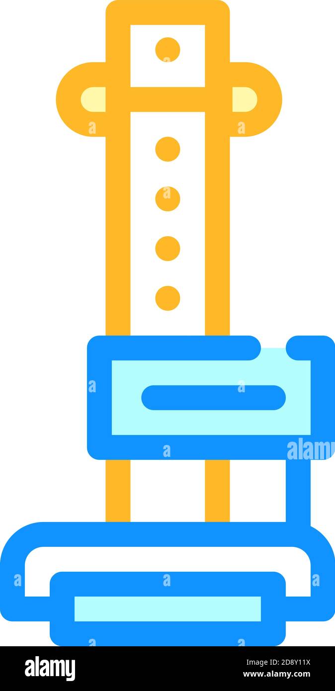 anthropometry tool color icon vector illustration sign Stock Vector ...