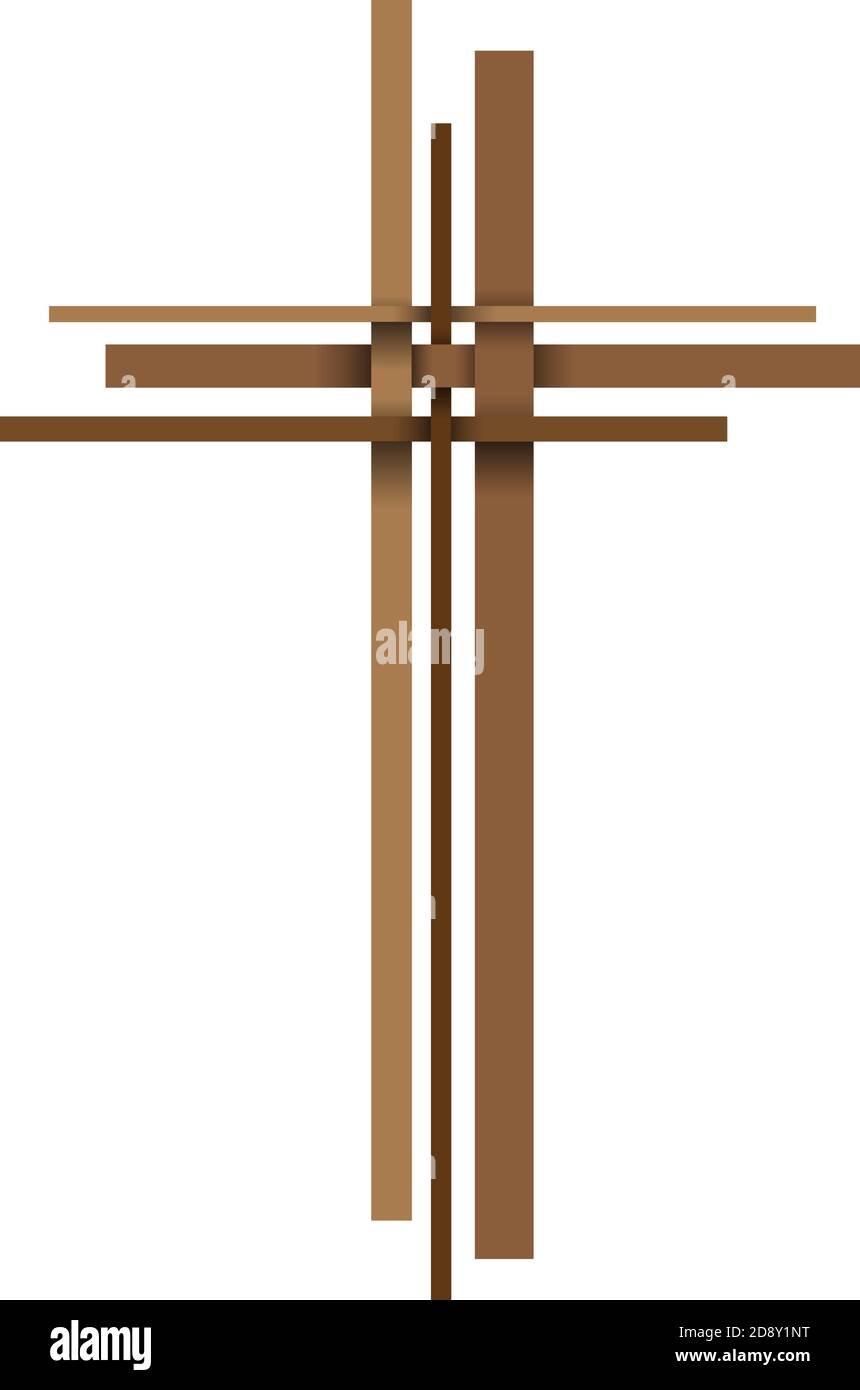 Vector abstract Christ crucifix; three crosses Stock Vector Image & Art ...
