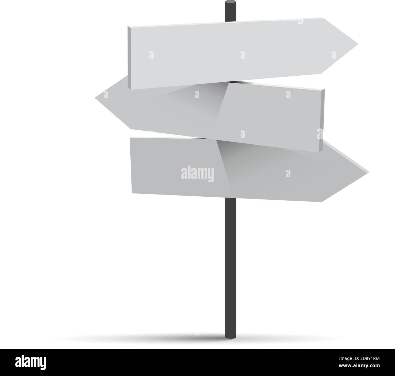 White road signs hi-res stock photography and images - Alamy