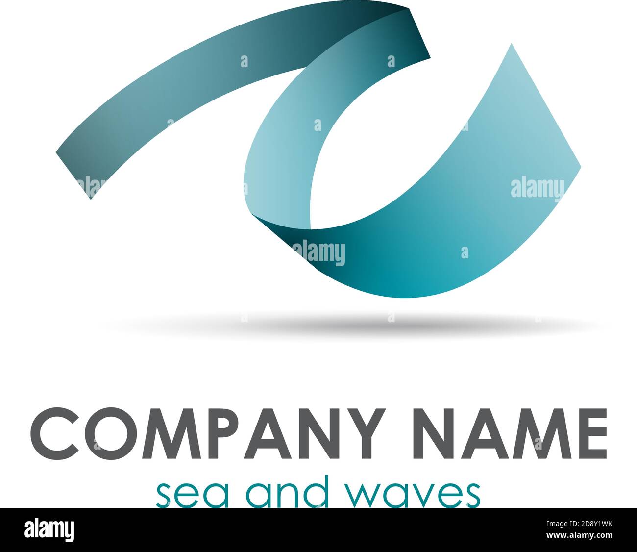 Vector sign abstract sea and waves Stock Vector Image & Art - Alamy