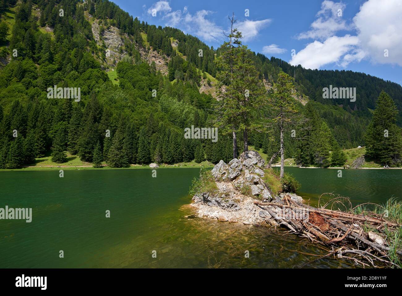 Val d'Agola (Tn),Italy, the Agola Lake Stock Photo - Alamy