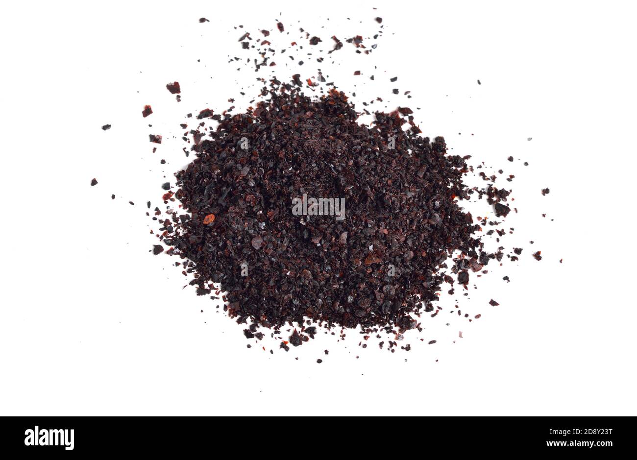Urfa biber also known as isot pepper isolated on white Stock Photo - Alamy