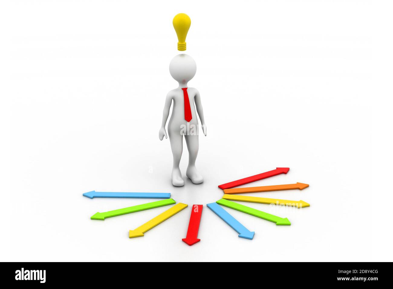 The choice and action Cut Out Stock Images & Pictures - Alamy