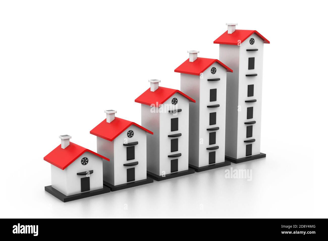 Graph of the housing market Stock Photo - Alamy