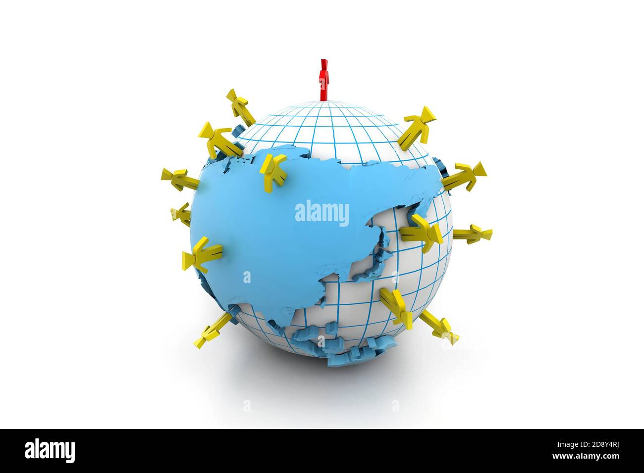 Global business network Stock Photo - Alamy