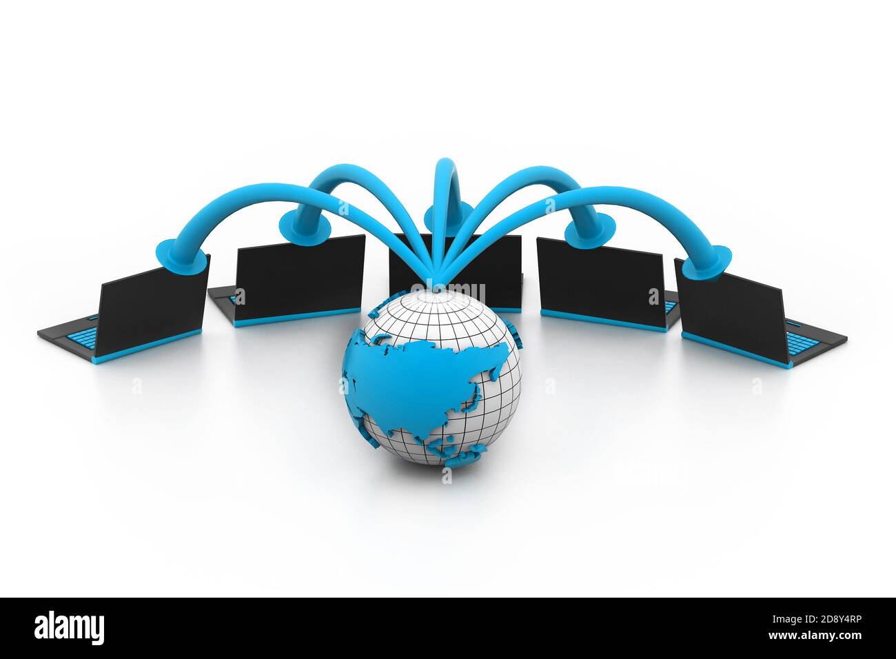 Global computer network Stock Photo - Alamy