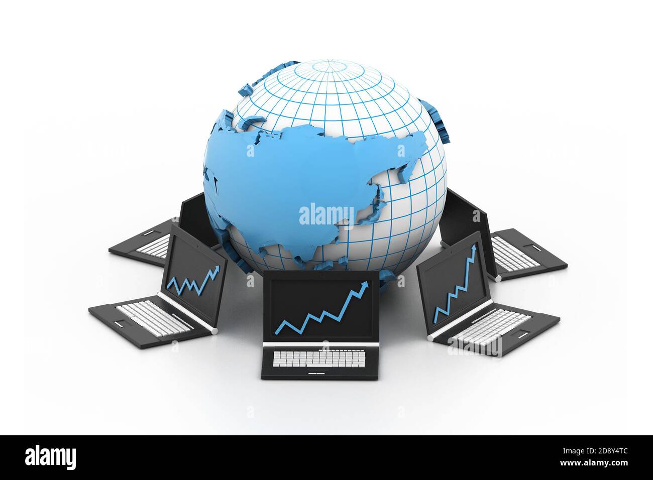 Global computer network Stock Photo - Alamy